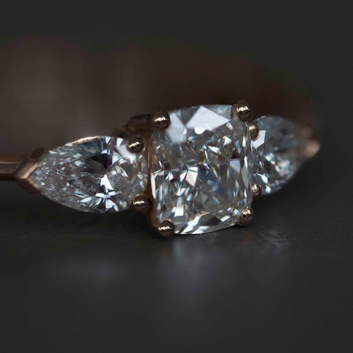 Cushion Cut Canada Mark Diamond Engagement Ring – Edward Fleming Jewellery